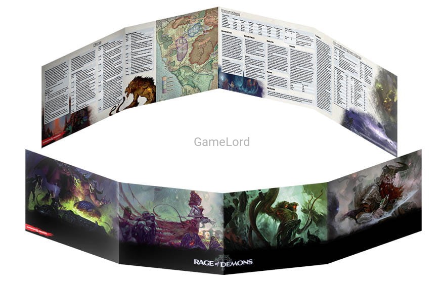Dungeons & Dragons: Dunegon Master's Screen 5.0 - Rage of Demons GameLord