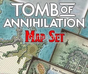 Dungeons & Dragons: Tomb Of Annihilation - Map Set GameLord